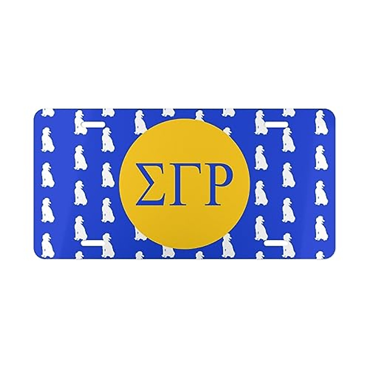 Sigma Gamma RHO Mascot License Plate Cover