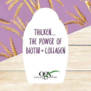 OGX Thick & Full + Biotin & Collagen Conditioner, 13 Ounce