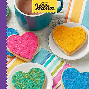 Wilton Colored Sugar Sprinkles Medley Baking Supplies, 4.4 oz, Bright Multicolored
