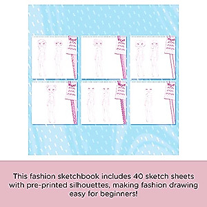Fashion Angels Fashion Design Sketch Portfolio Artist Set & Interior Design Sketch Portfolio- Sketch Book- Learn Interior Design
