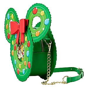 Loungefly Disney Chip n Dale Wreath Crossbody Bag