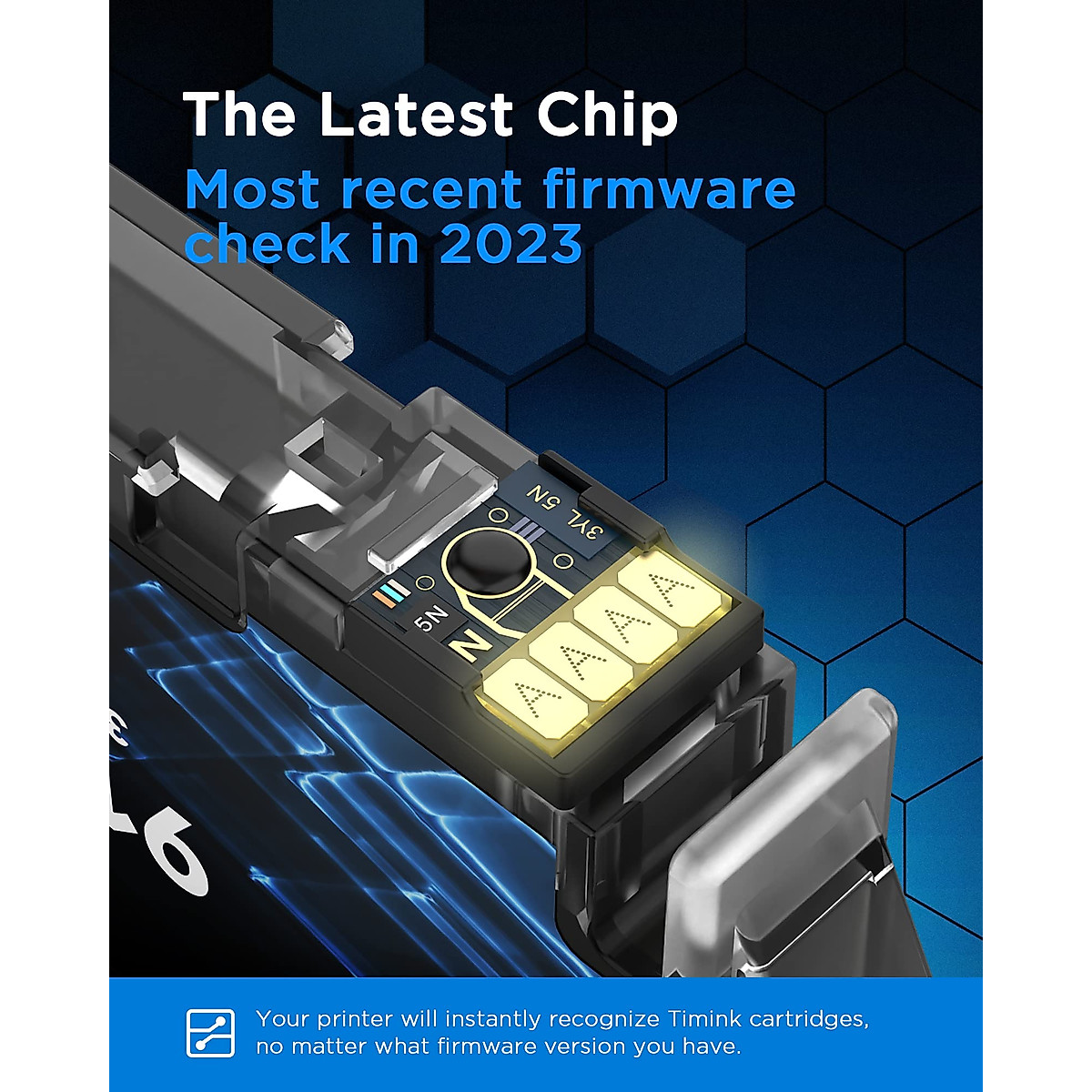 【4-Pack Larger Capacity】 910XL Compatible Ink Cartridges Replacement for HP 910 XL Ink Cartridges Combo Pack, Work for OfficeJet Pro 8025 8035 8020 8028 Printer (BCMY-4 Pack)