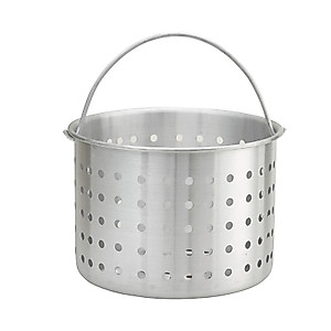 Winco Winware Aluminum Steamer Basket Only - Fits 20 Quart Stock Pot - 1 Each.,Silver