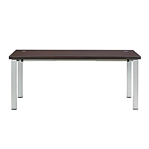 Safco Aberdeen Table Desk with Straight Top in Mocha Finish ABTDS72LDC