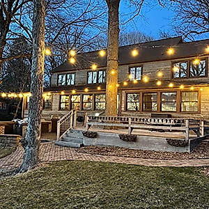 Fil-fresh String Light Hanging Kit, 200ft Stainless Steel Cable, Guide Wire for Outdoor String Lights, Patio Lights, Enough Hooks and Screws, Easy to Install