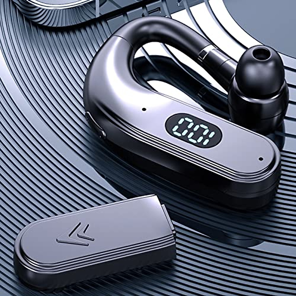 Single Ear Stereo in-Ear Earphones Bluetooth Headphones Handsfree Wireless Headset Business Headset Drive Call Sports Earphon