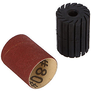 Bosch Home and Garden 1600A0014U Straight Shank Sleeve Plus Sanding Sheet AS60 Set for Bosch PRR 250 Removing Roller, Set of 2 Pieces