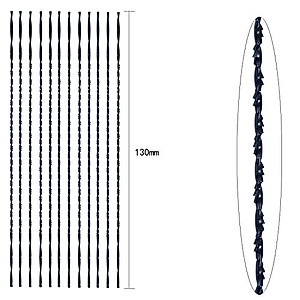HEYMOUS Jewelers Saw Frame Set with Blades 12 Pieces Small Jewelry Saw Frame Kit Adjustable Cutting Tools