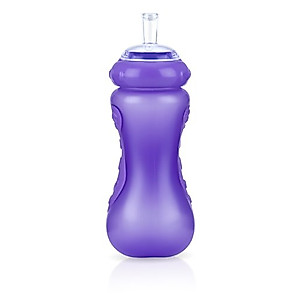 Nuby Plastic No-Spill Sport Sipper, 10 Ounce Colors May Vary