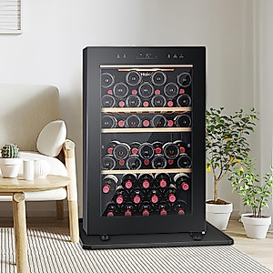 Mini Fridge Silicone Mat with Convex Edge - 24''x24''x0.5'' - Mini Fridge Freezer Under Mat prevents appliance leaks and spills, providing the ultimate floor protection for appliances (black)