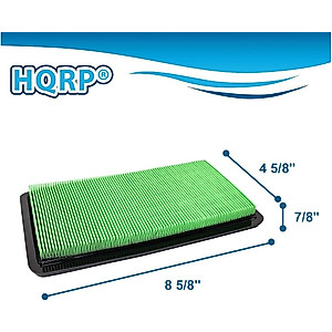 HQRP 2-Pack Filter Combo (Cartridge + Pre-Filter) Compatible with Honda 06172-Z0A-305, 17211-Z0A-013, 17218-Z0A-810, 17218-Z0A-000, 17211-ZOA-013, 17211-Z0A-003 Replacement