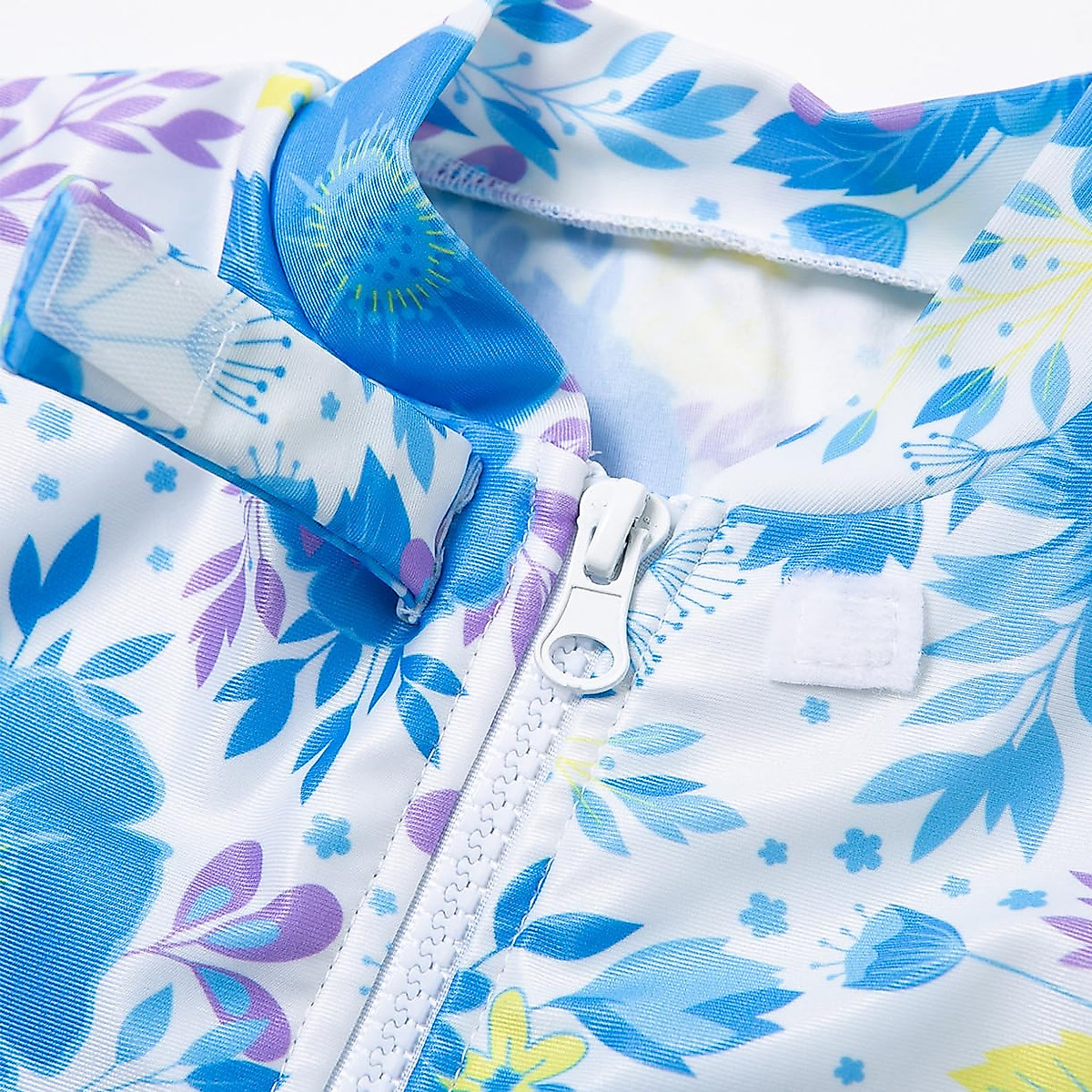 Baby/Toddler Girl One Piece Swimsuit Long Sleeve with UPF 50+ Sun Protection (Pink3, 9-12 Months)