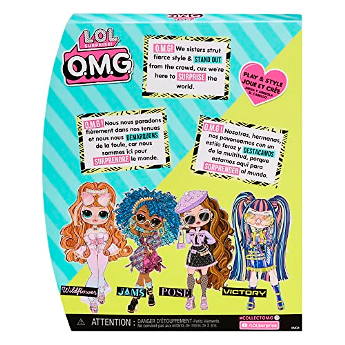 L.O.L. Surprise! LOL Surprise OMG Victory Fashion Doll with Multiple Surprises and Fabulous Accessories – Great Gift for Kids Ages 4+