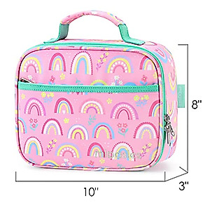 mibasies Back to School Set, Toddler Backpack, Lunch Box Preschool Kindergarten for Girls