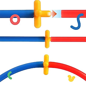 Dazmers Building Sticks for Kids - Straws and Connectors Builders Set - STEM Construction Building Toys - Educational Interlocking Sticks - Connecting Tubes - Building Straws Activities (800 Pieces)