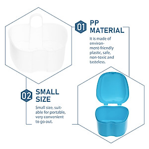 Box Travel Case Orthodontic Retainer Case Travel Retainer Cases Basket Cleaning Tablets Travel Container False Storage Travel Accessories