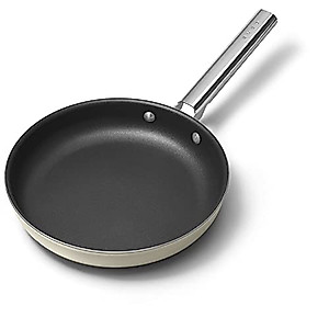 Smeg Cookware 10-Inch Cream Frypan