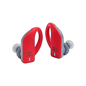 JBL Endurance Peak True Wireless Bluetooth in-Ear Sport Headphones - Red (Renewed)
