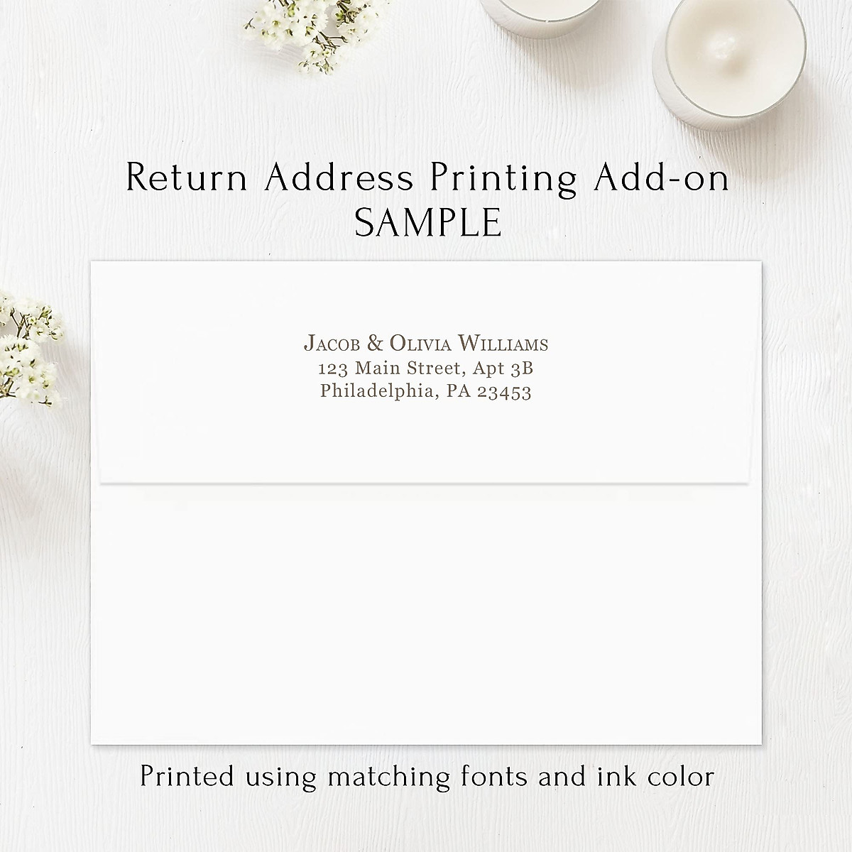 Hello Love Goods Personalized Wedding Thank You Cards with Message, Flat Thank You Note Cards with Pink Floral