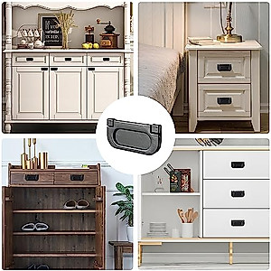 YourGift 6 Pack Self Adhesive Cabinet knobs, Self Adhesive Cabinet knobs, Stick Dresser Knobs, Aluminum Alloy Drawer Handles, Drawer Pulls