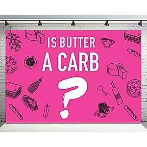 Is Butter A Carb? Hot Rose Pink Happy Birthday Banner Burn Book Theme Decorations Decor for Bridal Shower Wedding Night Out Hen Movie Bachelorette Party Girls Woman Birthday Party Favors Background