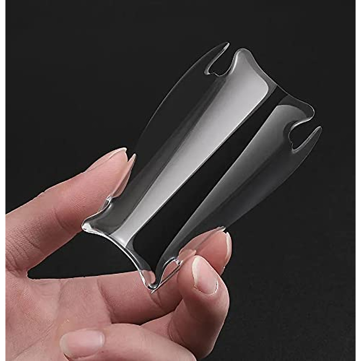 TMAOZ, Pack of 12 3D Transparent car Door Handle Reflective Stickers, car Door Handle ScratchResistant Protective Film, car Outdoor Safety Reflective Strip