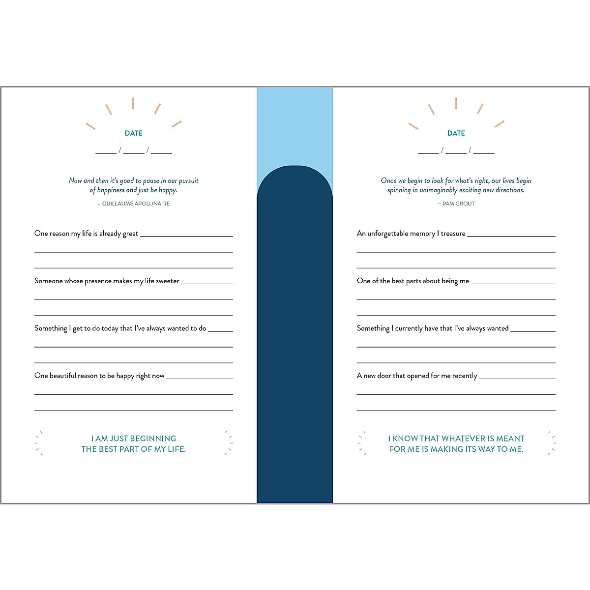 The 5-Minute Gratitude Journal: Give Thanks, Practice Positivity, Find Joy