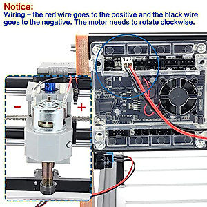 RATTMMOTOR Upgrade 3018 PRO CNC Wood Router Machine Kit 3 Axis GRBL DIY Mini CNC Engraver Milling Machine+Offline Controller+Emergency Stop and Limit Switch for Cutting Plastic Acrylic PVC PCB Wood