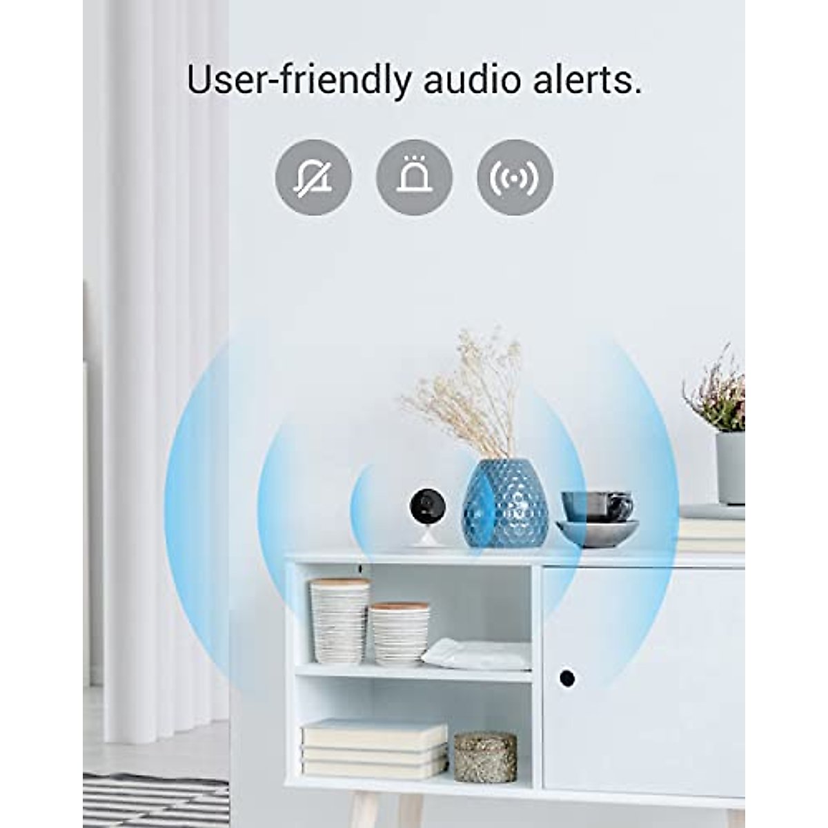 EZVIZ Indoor Security Camera 1080P WiFi Baby Monitor, Smart Motion Detection, Two-Way Audio, 40ft Night Vision, Works with Alexa & Google Assistant(C1C)