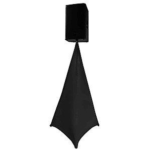 On-Stage SSA100 Speaker/Lighting Stand Skirt, 2-Pieces (Black)