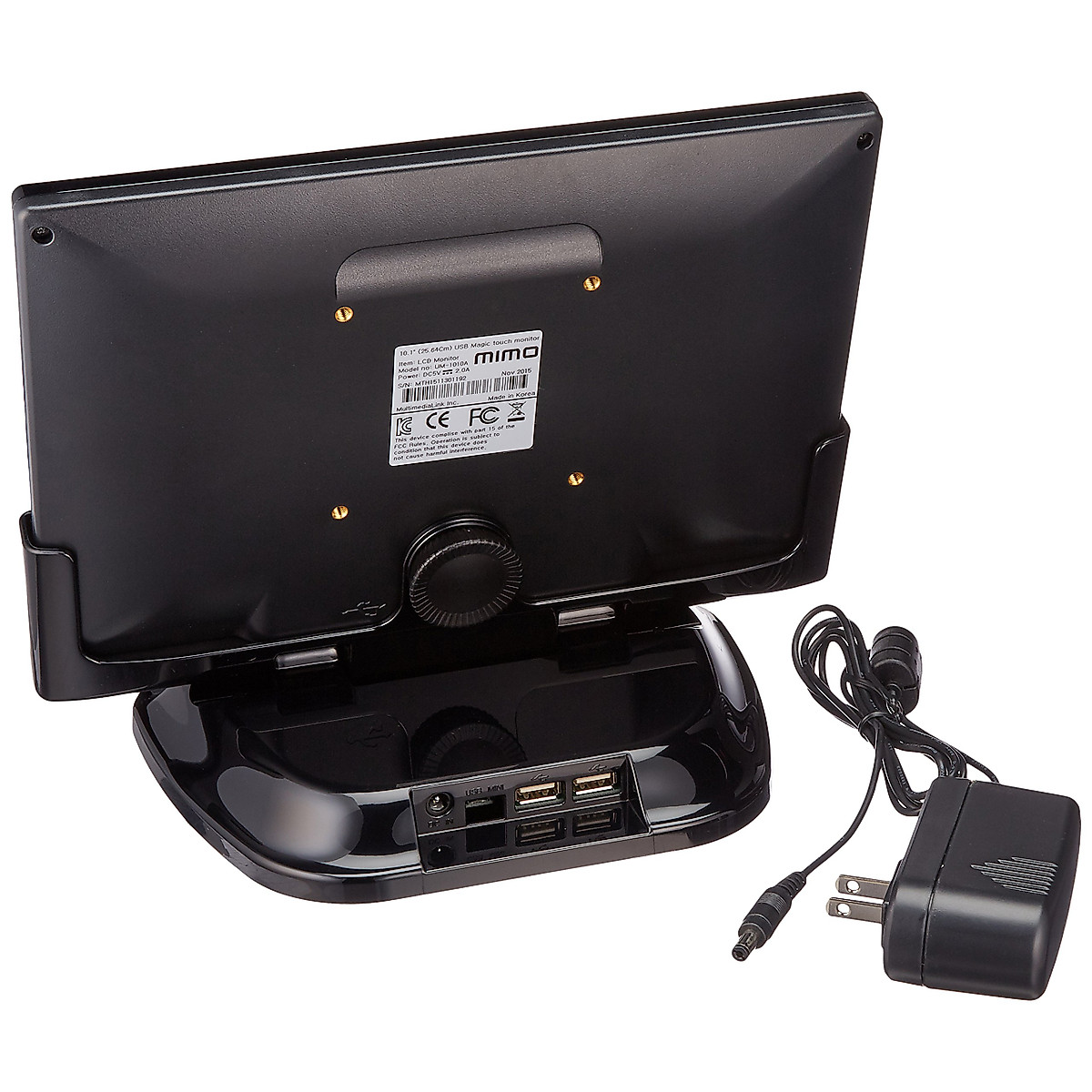 Mimo UM-1010A Magic Touch Deluxe 10.1'' LCD Monitor, Black