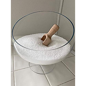 BICB Wooden Scoop (5.5 Inches) Natural Beech Wood Scoop for Flour, Bath Salt, Sugar, Cereal, Coffee and More - Multipurpose Wooden Spoon