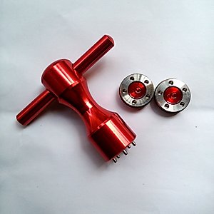 Ronsit 2 x 10g Custom Weights + Wrench for Titleist Scotty Cameron California Newport Kombi Putters Red