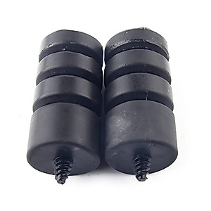 beler 2pcs Tailgate Bump Stop Bumper Spare Tire Carrier Fit for Jeep Wrangler JK JL 2007-2020