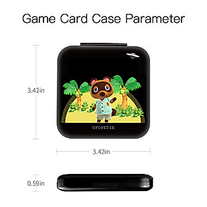 UFOPETIE 12 in 1 Game Card Case for Nintendo Switch Animal Crossing Bear Switch Game Case for Nintendo Switch Game Storage,Compatible with Nintendo Switch Game Card