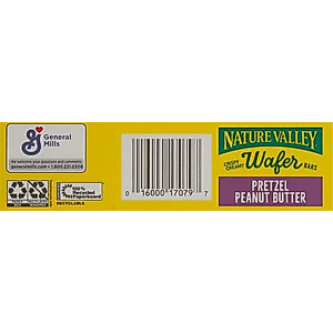 Nature Valley Wafer Bars, Pretzel Peanut Butter, 1.3 oz, 5 ct