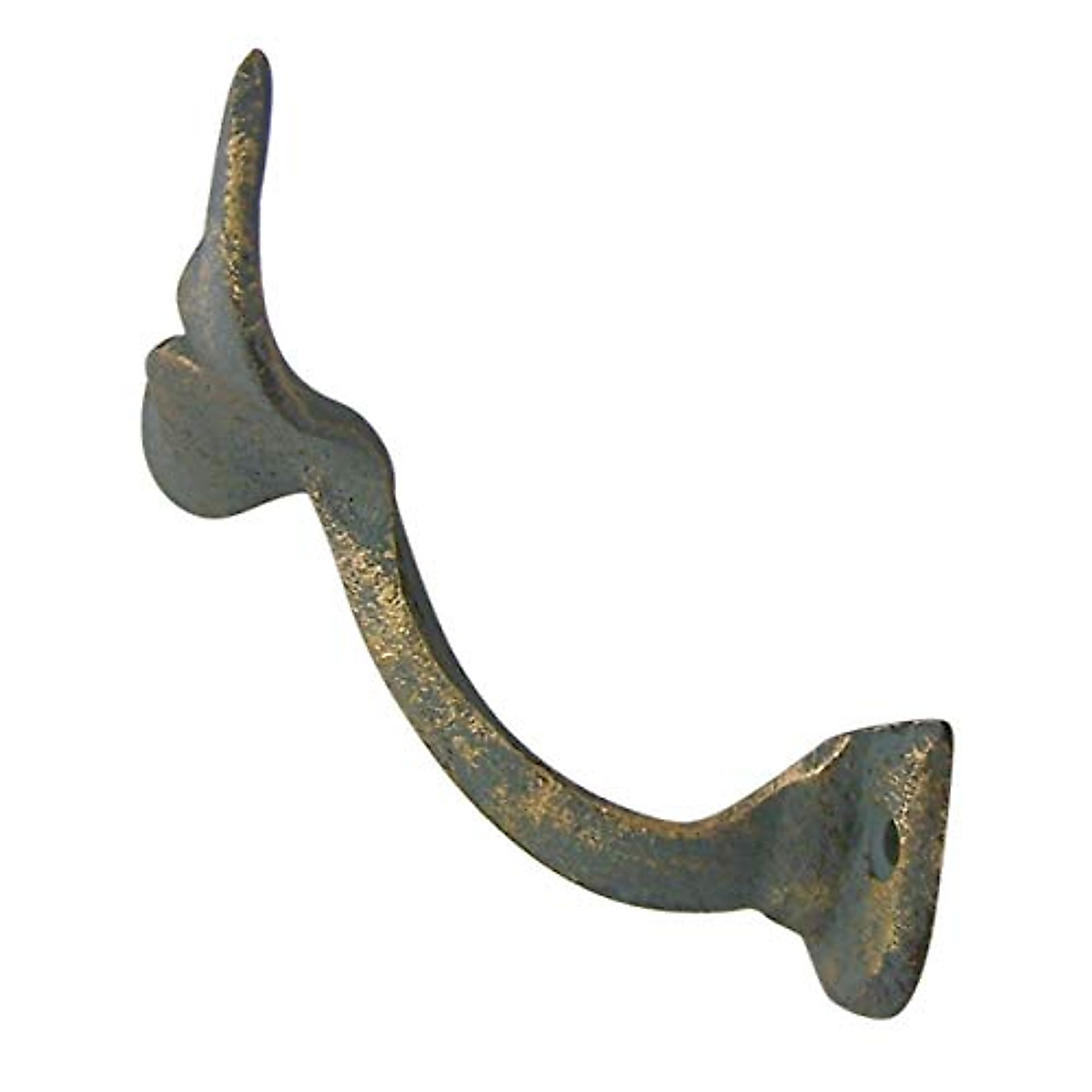 Whale Tail Cast Iron Wall Hook 4 3/4 Inch (Set of 3)