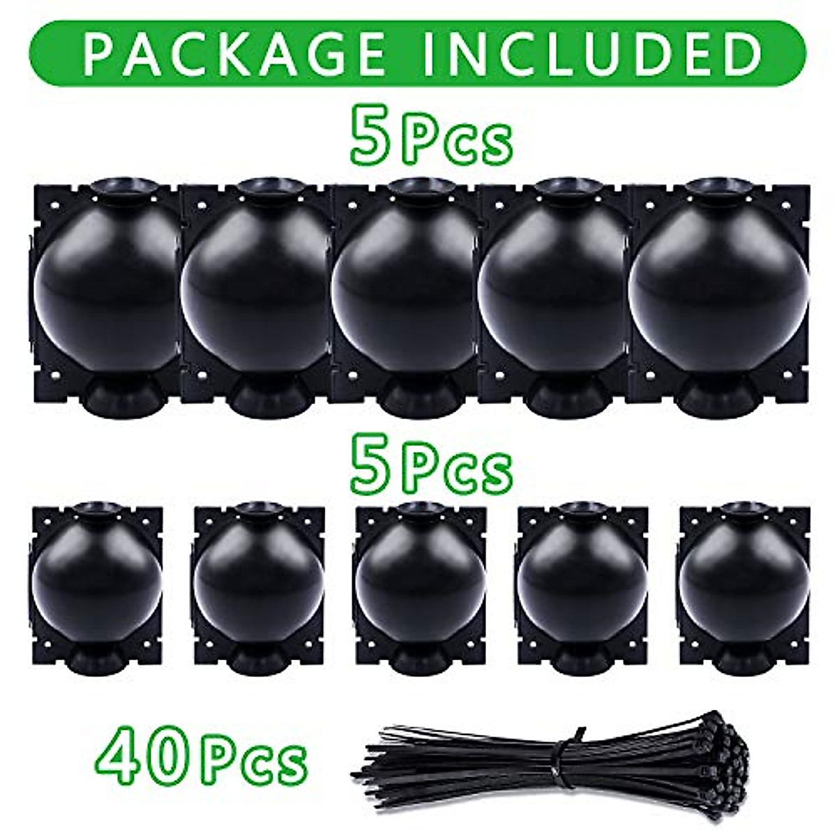 Tanzfrosch 10 Pack Tree Root Growing Box, Rooting Ball Grafting Tools, Reusable High Pressure Tree Rooter Air Layering Propagation Kit Propagator Pot Rooting Device for Trees Flowers