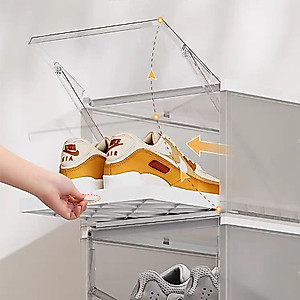 HeywoodCabin 2 Pack Versatile Wearings Organizer, Storage Box with Sliding Tray, Stackable Clear Wearings Storage Holder, Storage Boxes Containers & Display Case