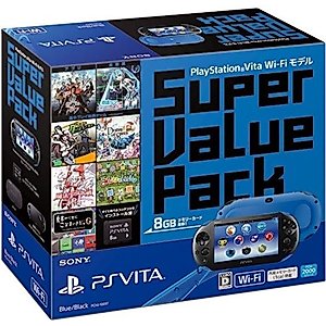 PlayStation Vita Super Value Pack Wi-Fiモデル ブルー/ブラック