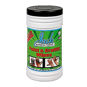JACK MFG LLC 211584 25 Count Paint Remover Wipes