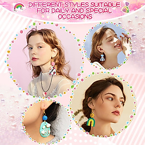 CGBOOM 527Pcs Polymer Clay Earring Making Kits,3 in 1 Clay Earring and Bracelet Making Kit, Jewelry Making Tools for Adults and Kids, Present for Girls,Teens and Adults