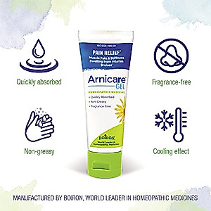 Boiron Arnicare Gel Topical Pain Relief Gel, 1.5 Ounce (Pack of 1)