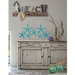 SAILINGSTORY Starfish Decor Coastal Beach Decorations for Home Beach Bathroom Decor Nautical Ocean Decor Large