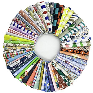 180pcs Sewing Fabric,Scrap Quilts Fabric,Fat Quarters Fabric Bundles,Vintage Fabric Squares,Araniozb Cotton Fabric Squares Bundles,Fabric Squares 4" x 4"(10cm x 10cm)