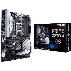 ASUS PRIME Z370-A LGA1151 DDR4 DP HDMI DVI M.2 USB 3.1 Z370 ATX Motherboard with USB 3.1 for 8th Generation Intel Core Processors