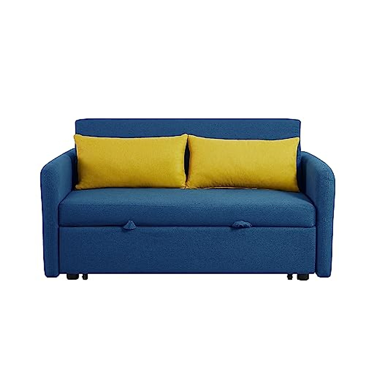 Modern Napping Futon Sofa Daybed Loveseat,2 Seaters Love Seat Convertible Sleeper Couch Bed for Home Apartment Office Small Space Living Room Furniture Sets