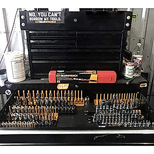 GEARWRENCH 3 Pc. 1/4", 3/8" & 1/2" Drive SAE Socket Storage Tray Set, Black - 83118