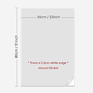 DIYthinker Wisconsin America USA Map Outline Sticker Decoration Poster Playbill Wallpaper Window Decal