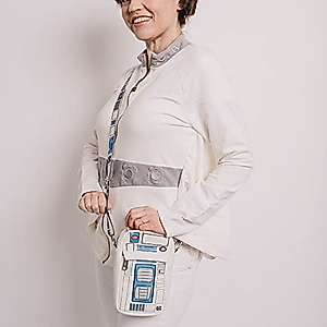 Star Wars Bag, Cross Body, R2-D2, Bounding, Vegan Leather 8.0" x 6.5"